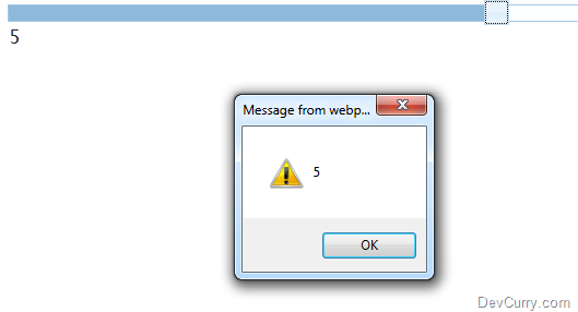 jQuery UI Slider Events Example